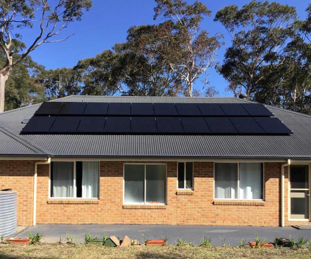 4 bedroom home 7.4kW solar power system installed in Medowie